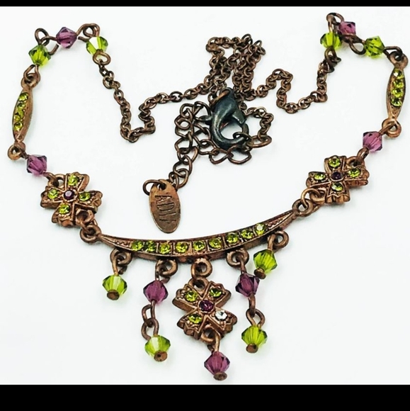 Adia | Jewelry | Vintage Victorian Glass And Rhinstone Old World ...